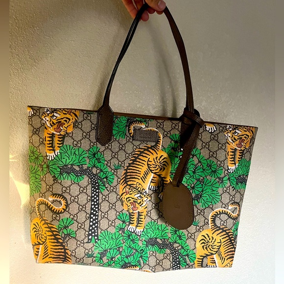 Gucci | Bags | Gucci Bengal Tiger Tote | Poshmark